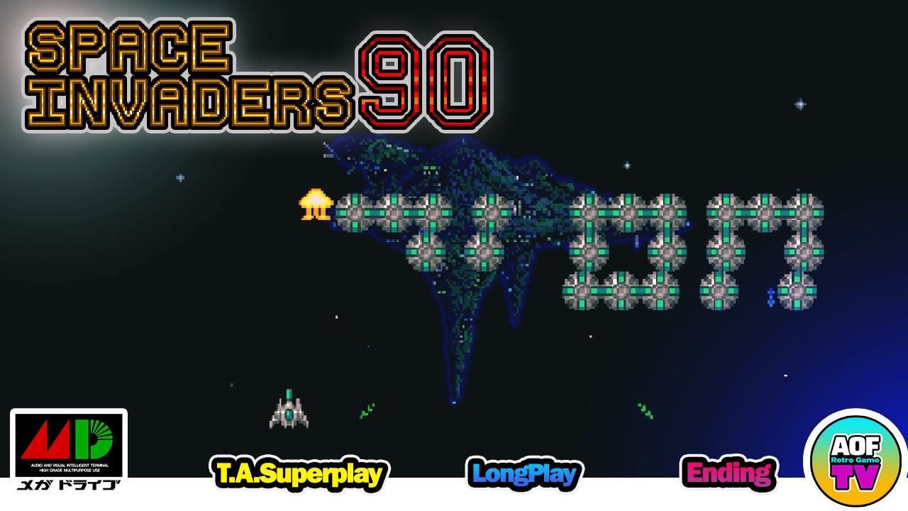 【GENESIS】 Space Invaders 90 TAS / Superplay JPN No.0176 - YouTube