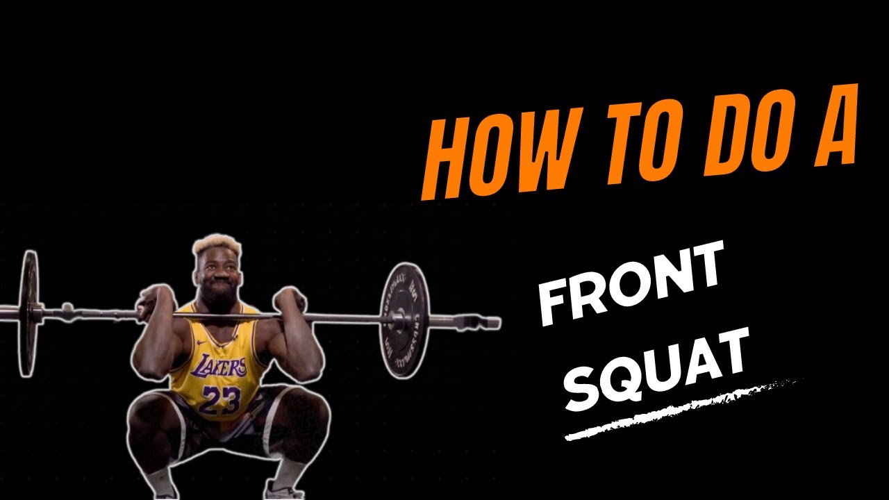 How to do a front squat for massive quads - YouTube