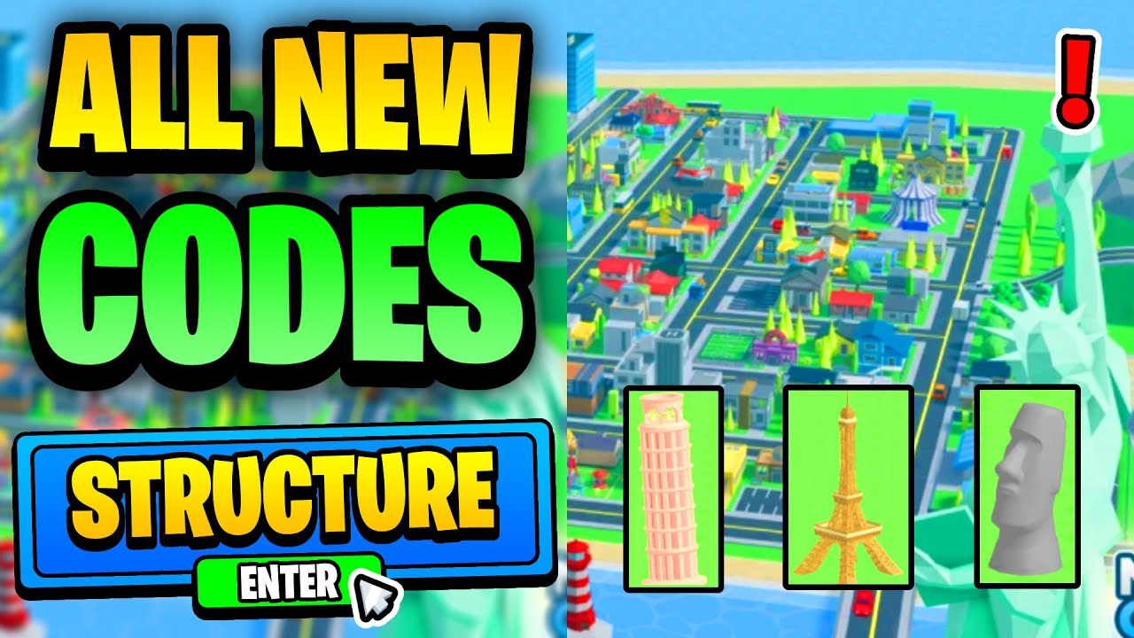 *NEW* ALL WORKING *STRUCTURES UPDATE* CODES FOR MINI CITY TYCOON ...