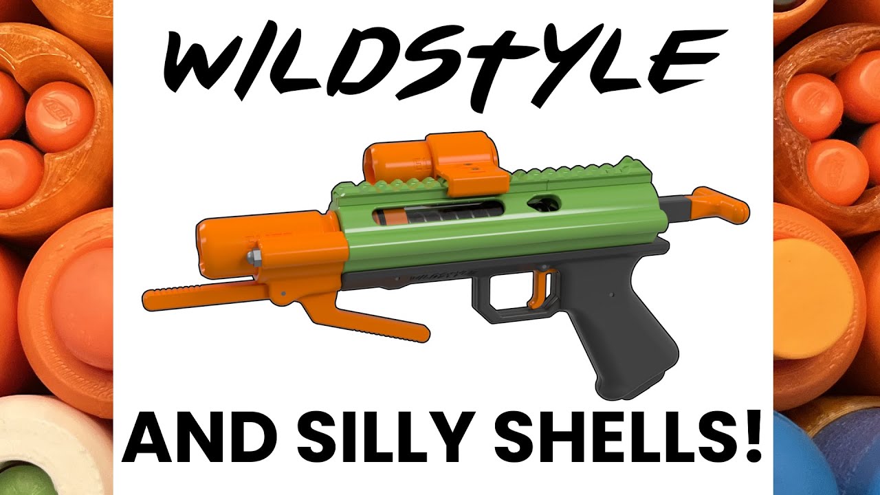 The Wildstyle Shell Fed Nerf Shotgun Pistol, and Silly Shells, are ...