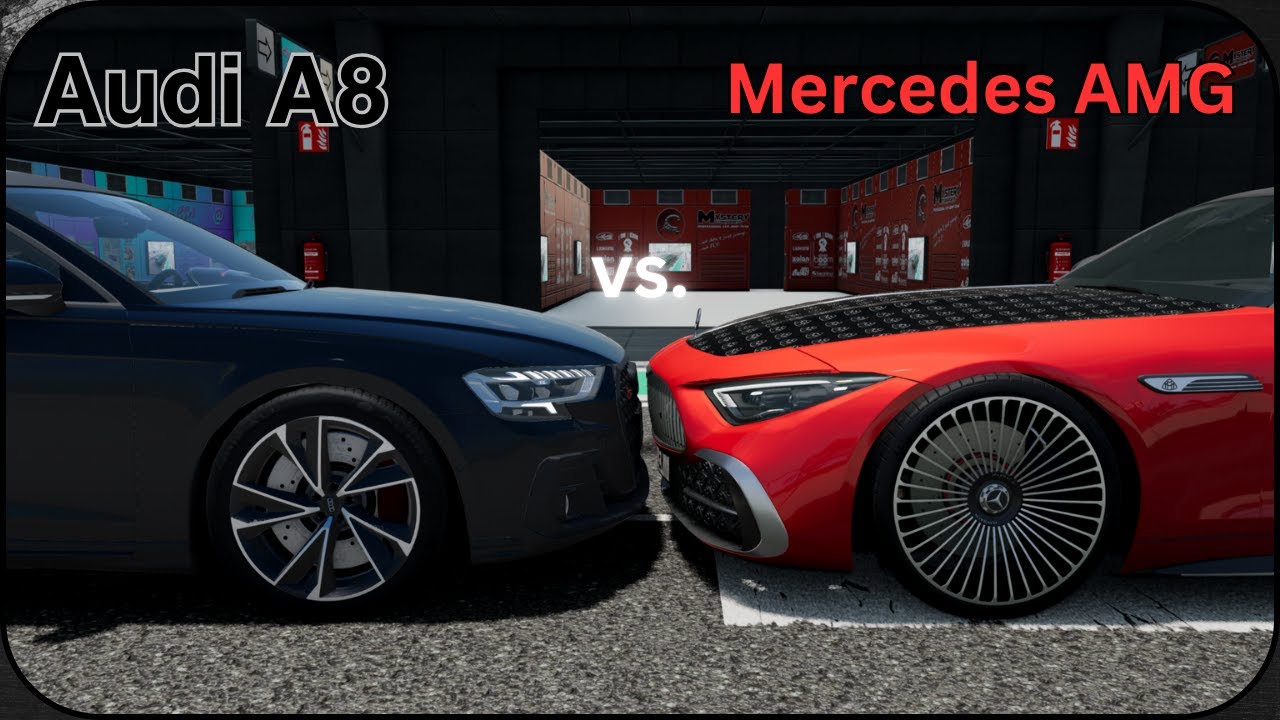 Audi R8 vs. Mercedes AMG - YouTube