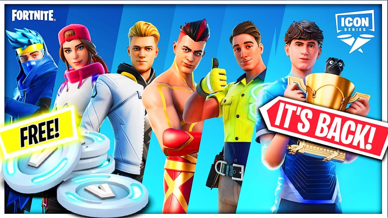 30 *FREE* VBucks + Creator Icon Skins RETURNED! | Item Shop - YouTube