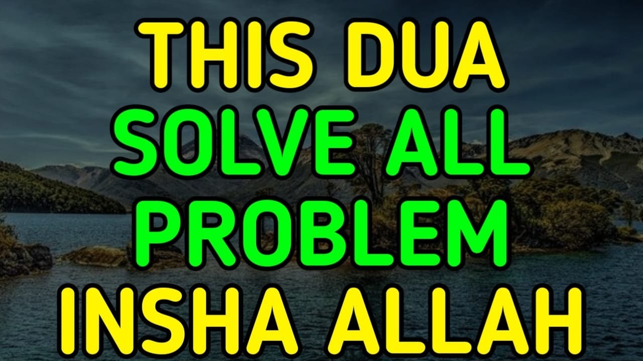 A Very Miracle Dua To Solve All Your Problems Immediately !! - Insha ...