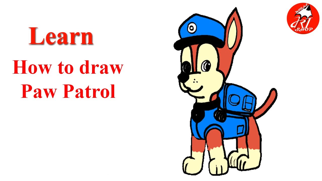 how to draw paw patrol| paw patrol drawing easy | - YouTube