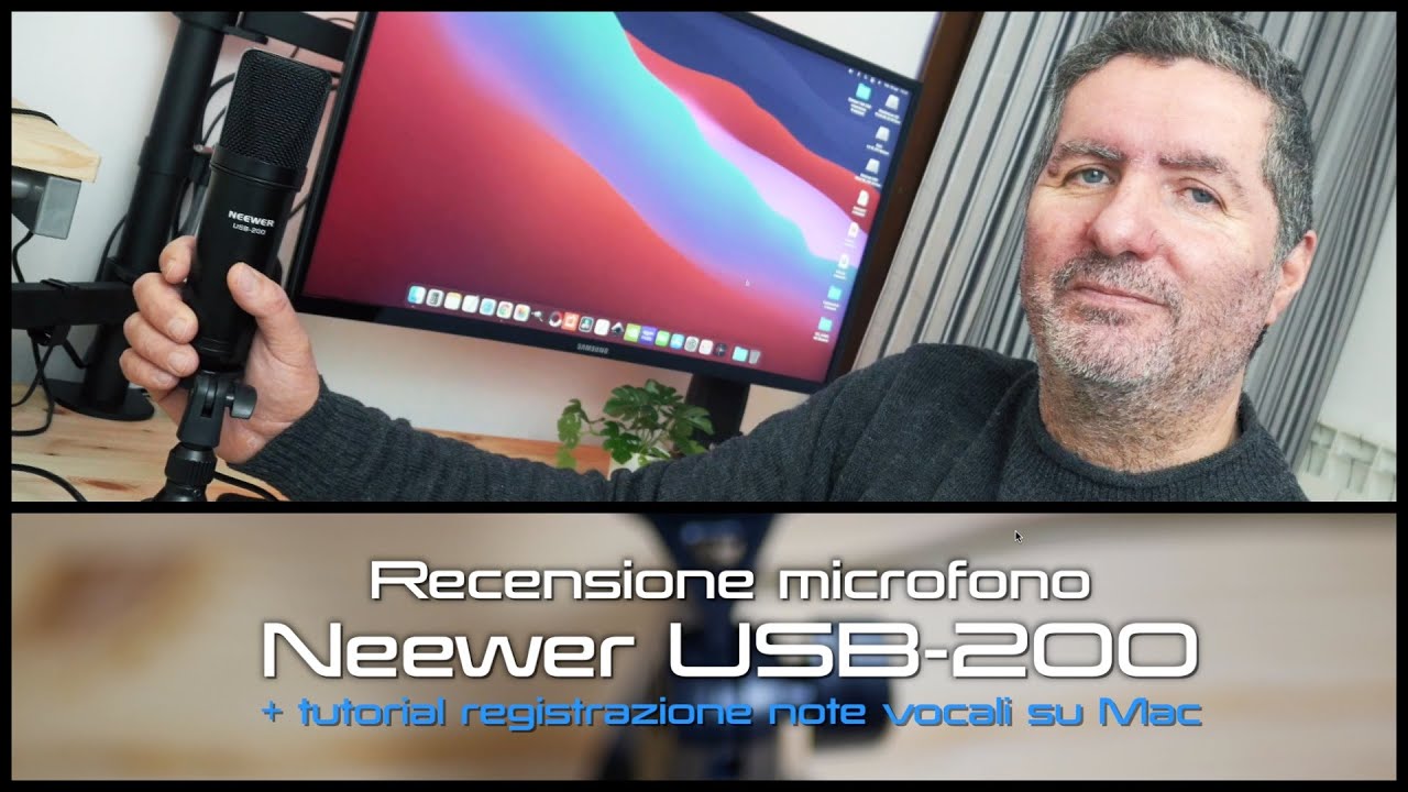 Microfono Neewer Usb-200 (recensione Ita) + tutorial registrazione note ...