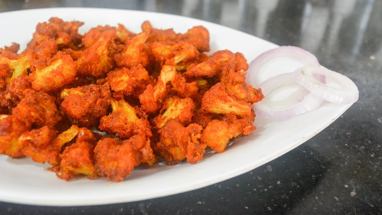 Crispy Gobi/Cauliflower Florets - YouTube