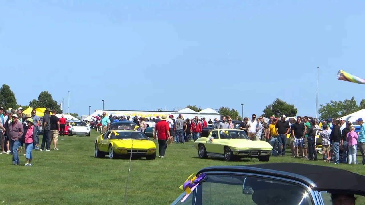 Dennis and Jim Hall Corvette Sting Ray Masterpiece 2015 - YouTube