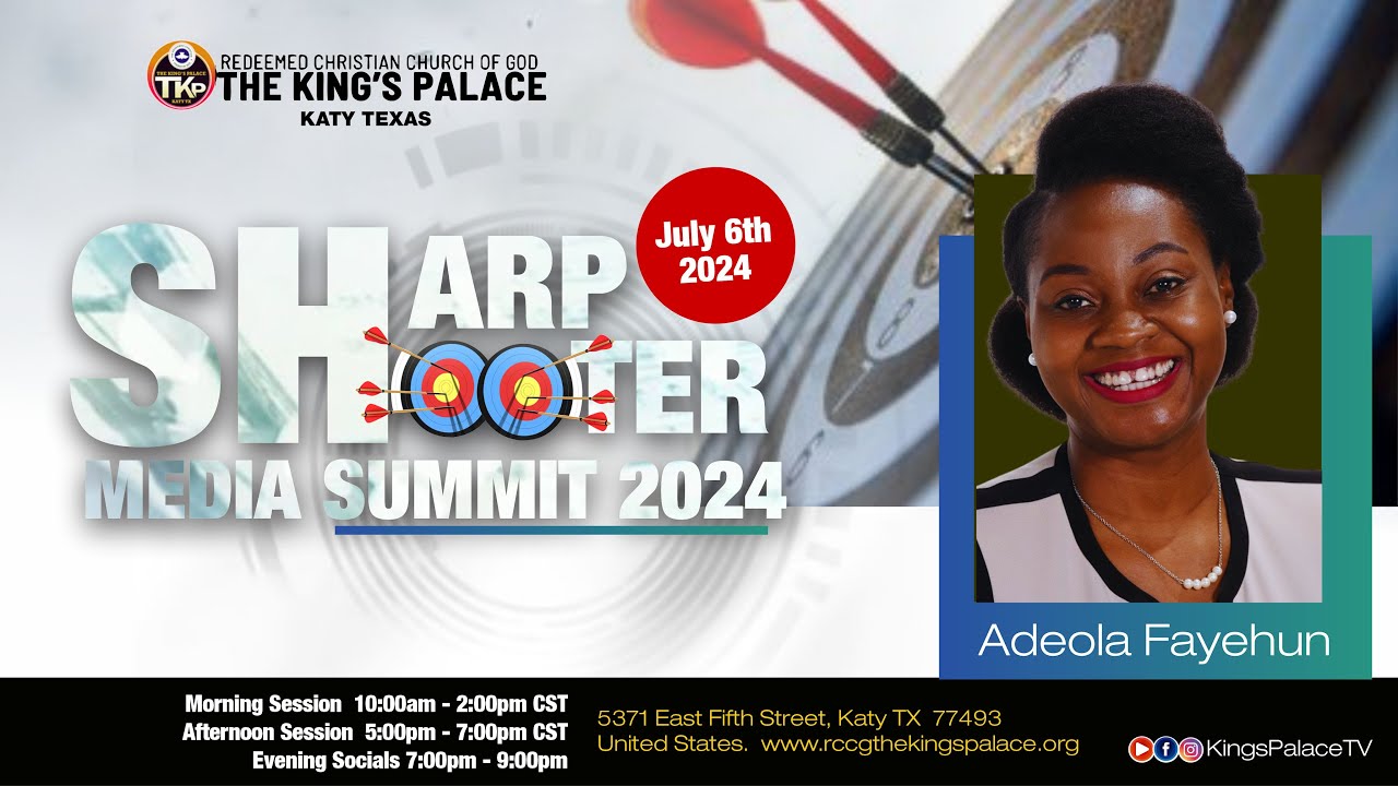 ADEOLA FAYEHUN ||SHARP SHOOTER MEDIA SUMMIT ||TKP,RCCG. - YouTube