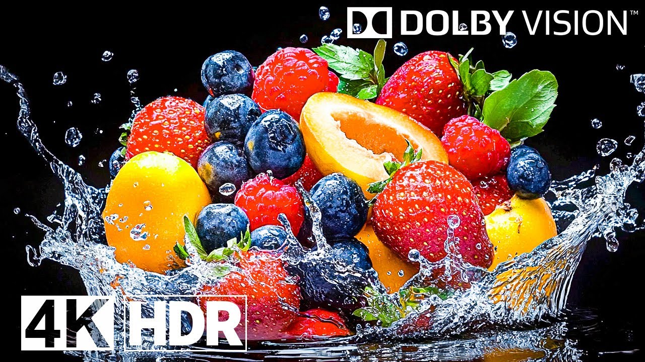 4K Video ULTRA HD 120 FPS - Fruit 4K Dolby Vision HDR - YouTube