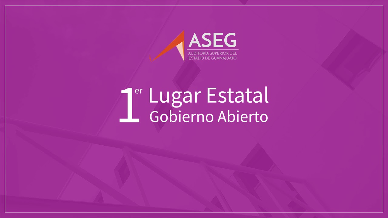 ASEG Primer Lugar en Gobierno Abierto - YouTube