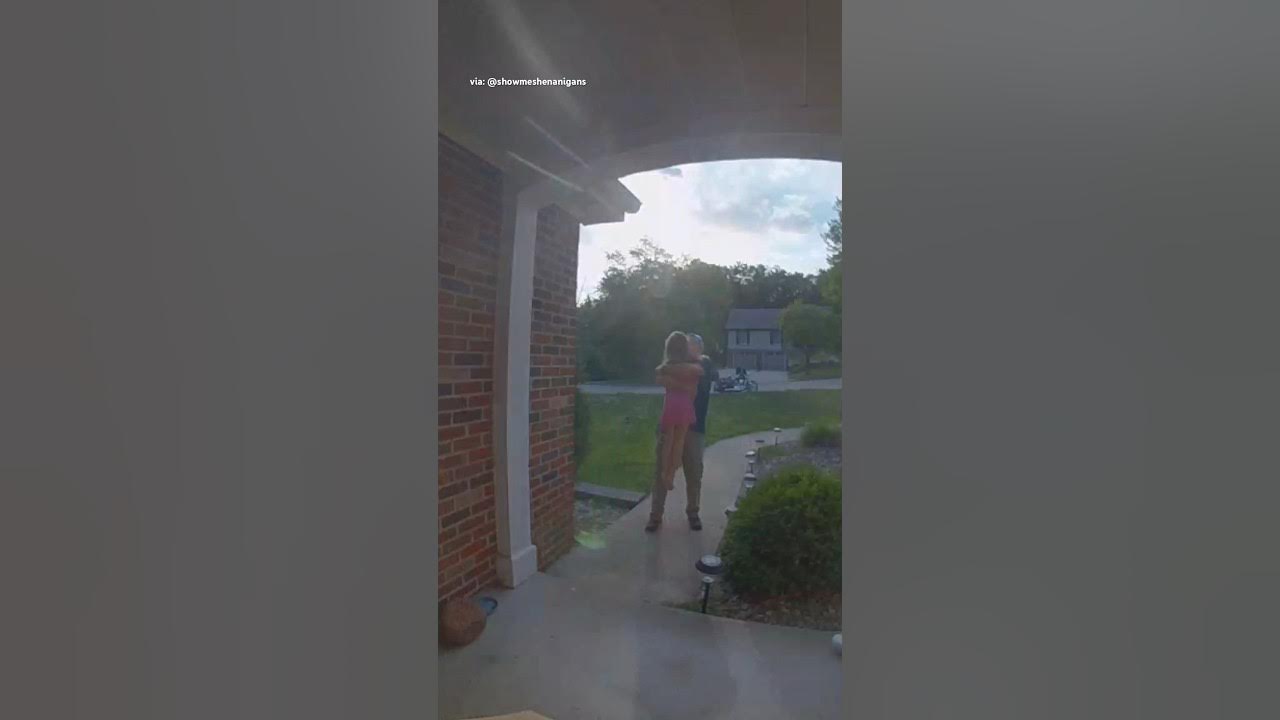 Dad gets notification from front door camera that leads to special ...