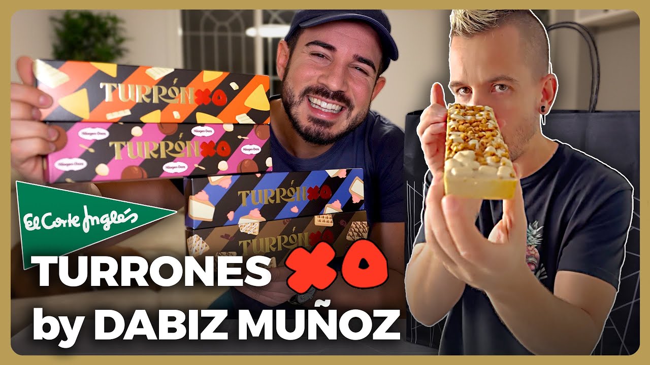 Probando TODOS los TURRONES de DABIZ MUÑOZ ¿VALEN LA PENA? - YouTube