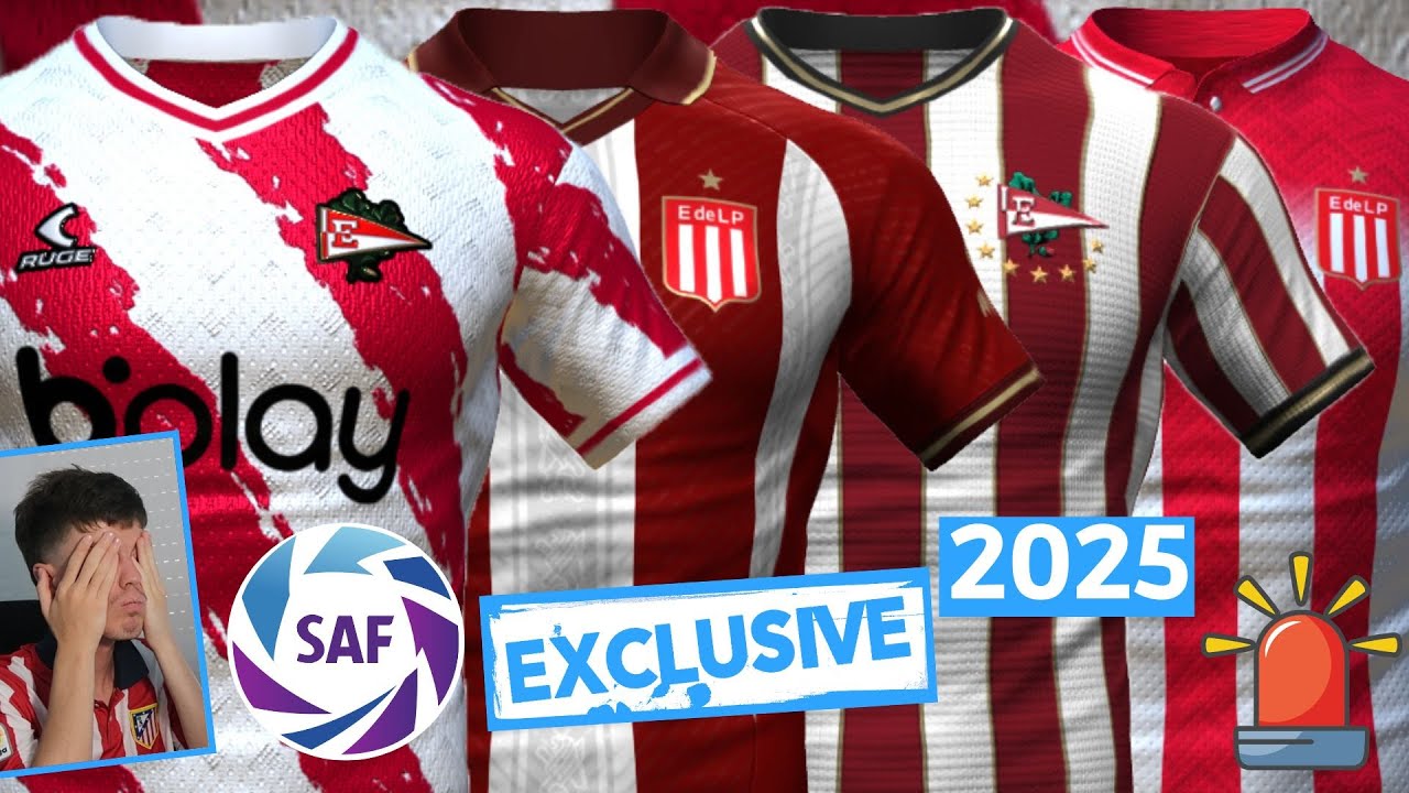 CAMISETA RUGE de ESTUDIANTES de la PLATA 2025-2026 *EXCLUSIVA* - YouTube