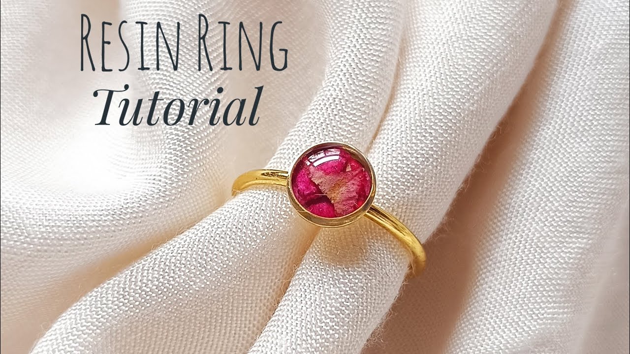 How to make a resin ring for beginners l Resin Tutorial l Handmade ...