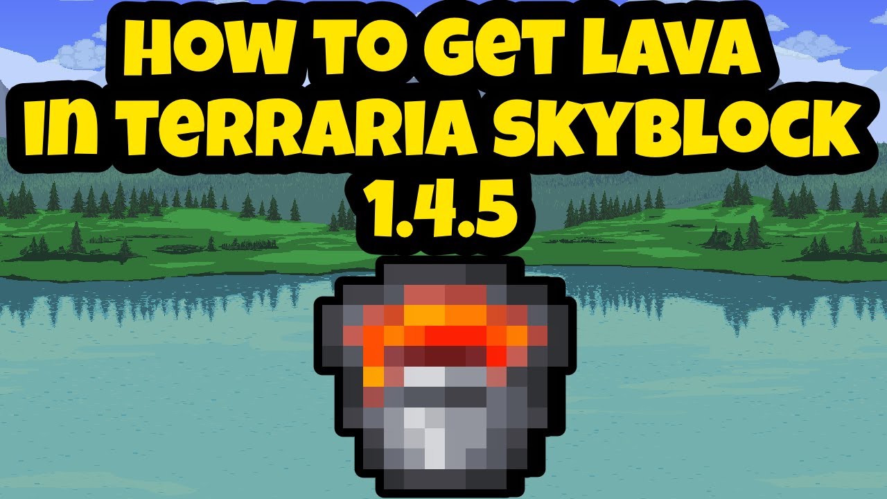 How to Get Lava in Terraria Skyblock 1.4.5 - YouTube