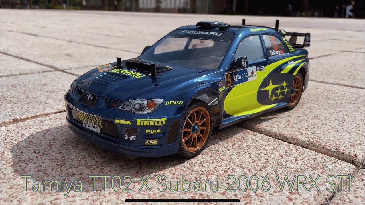 TAMIYA TT02 X Subaru WRX STI 2006 Body X Teampower 13.5T Brushless ...
