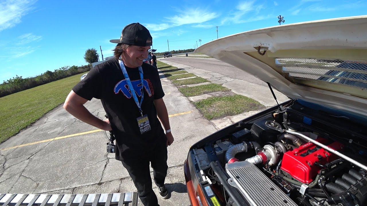 Finally had Brent from PFI Speed tune the K-swap Cefiro Drift car ...