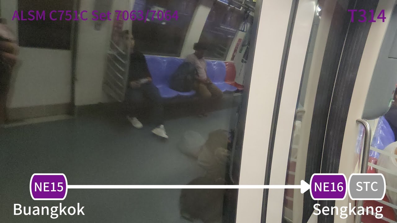 [Last Train] SBS Transit Alstom Metropolis C751C Set (7063/7064) Ride ...