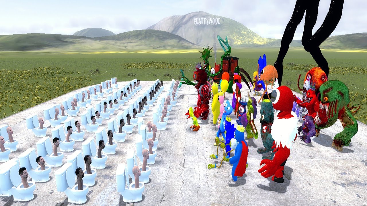 BECOMING SKIBIDI DOM DOM TOILETS vs NEW ALL GARTEN OF BANBAN 4 FAMILY ...