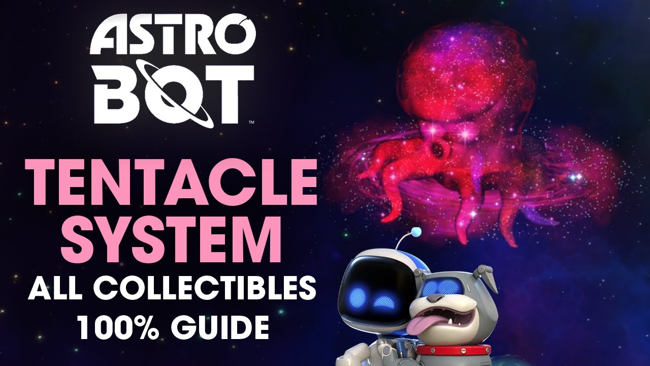 Astro Bot: Tentacle System (W2) - 100% Guide (All Bots, Puzzle Pieces, Secret Exits) - YouTube