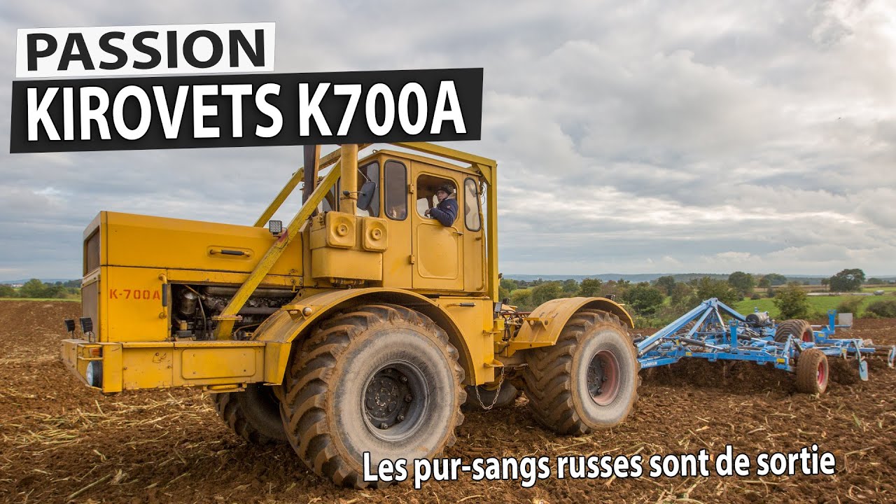 KIROVETS K700-A tractor / Jamz V8 Sound - YouTube