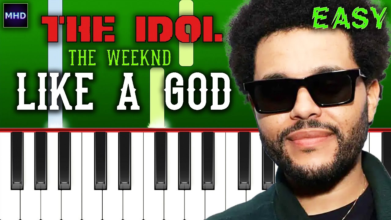 The Weeknd - Like A God - Piano Tutorial [EASY] (From The Idol) - YouTube
