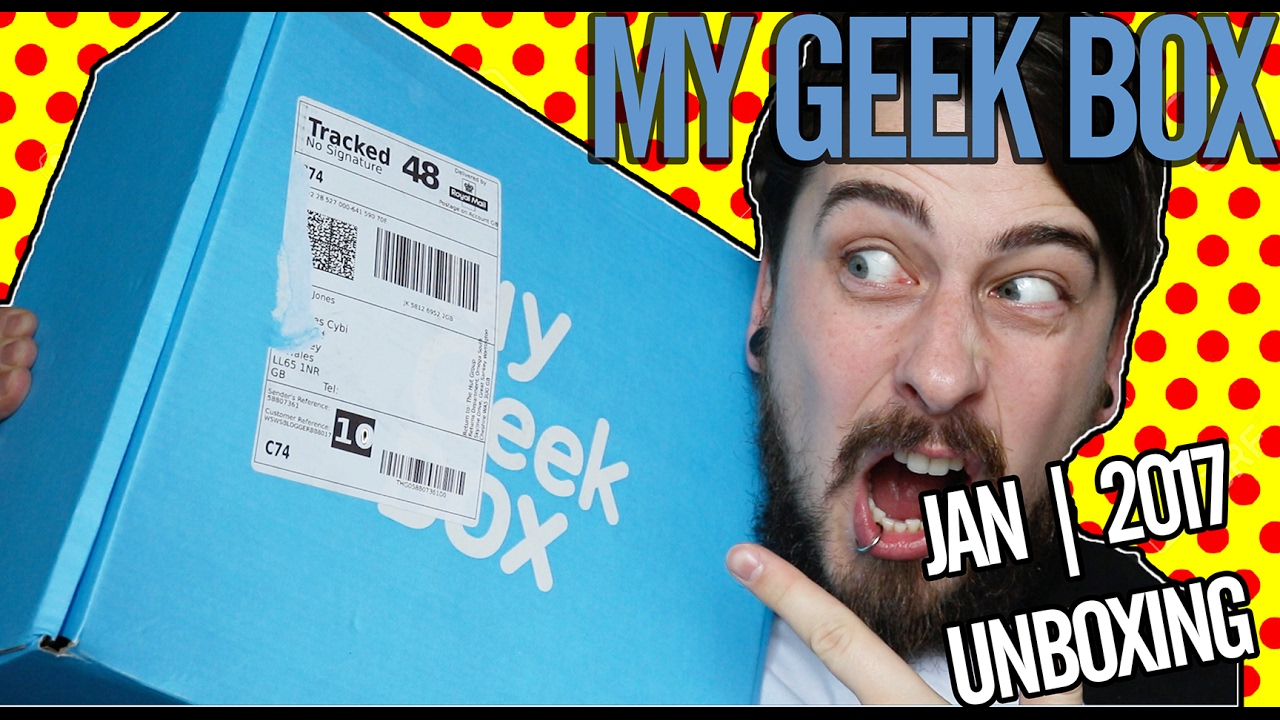 MY GEEK BOX JANUARY 2017 UNBOXING | Nerd Is The Word - YouTube
