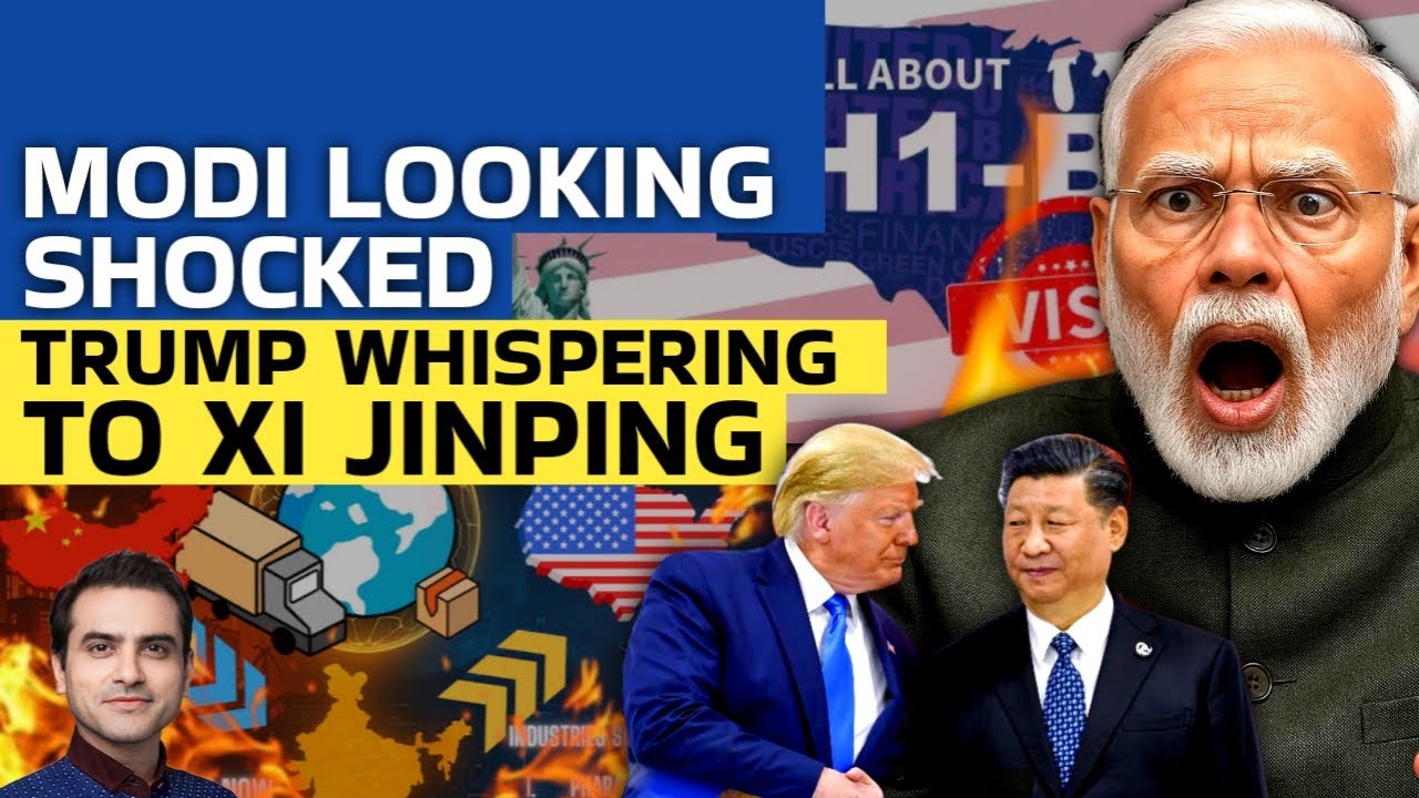 Modi Looking Shocked! Trump Whispering to Xi Jinping | Sumeet Jain ...