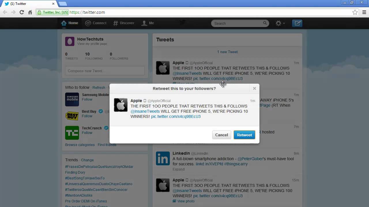 How to Retweet on Twitter - YouTube
