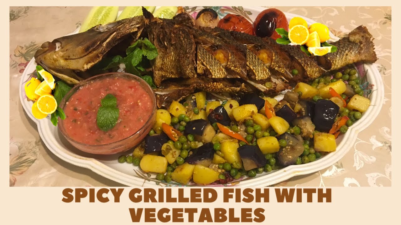Spicy Grilled Fish | Grilled Fish Recipe | (English Subtitles) | Umme ...