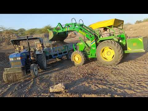 John deere 5210 Front loader - YouTube