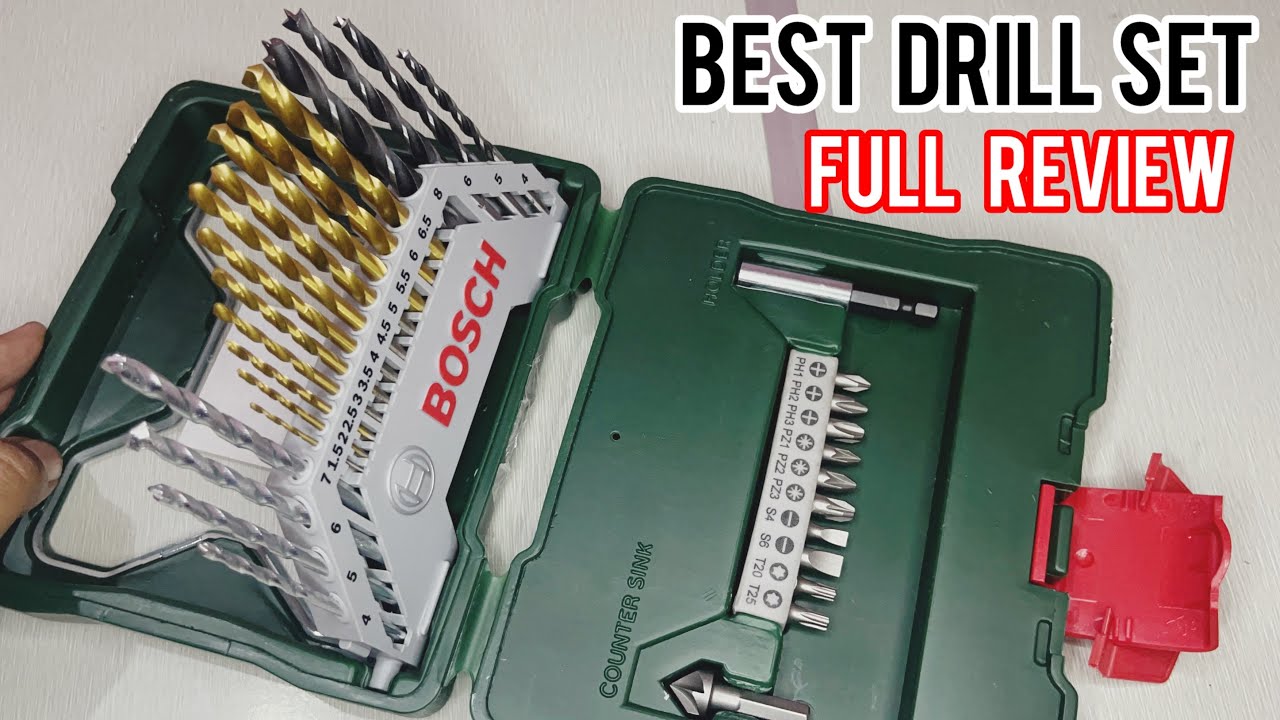 Bosch Best Drill Set/ Unboxing full review - YouTube