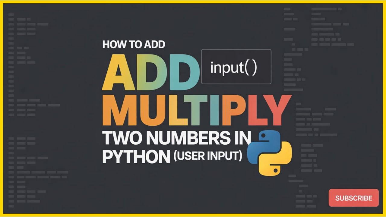 Python Program To Add and Multiply Two Numbers | Addition of two numbers in python ...