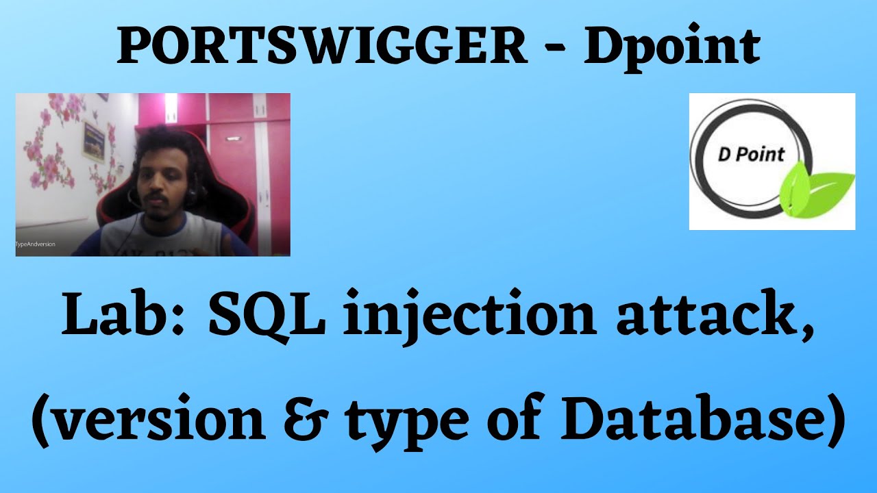 Lab Sql Injection Attack Querying The Database Type And Version On 8240