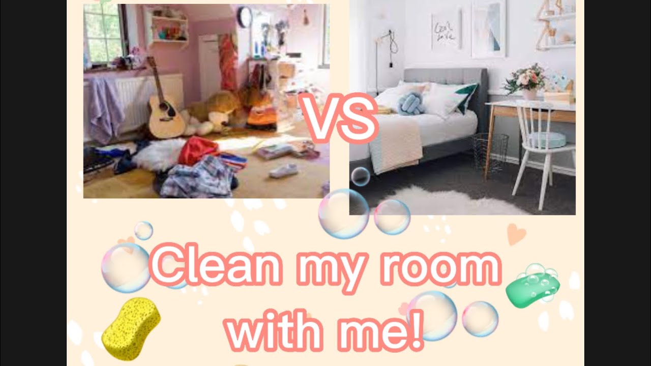 Clean my room w me! 🧽🫧🧼 - YouTube