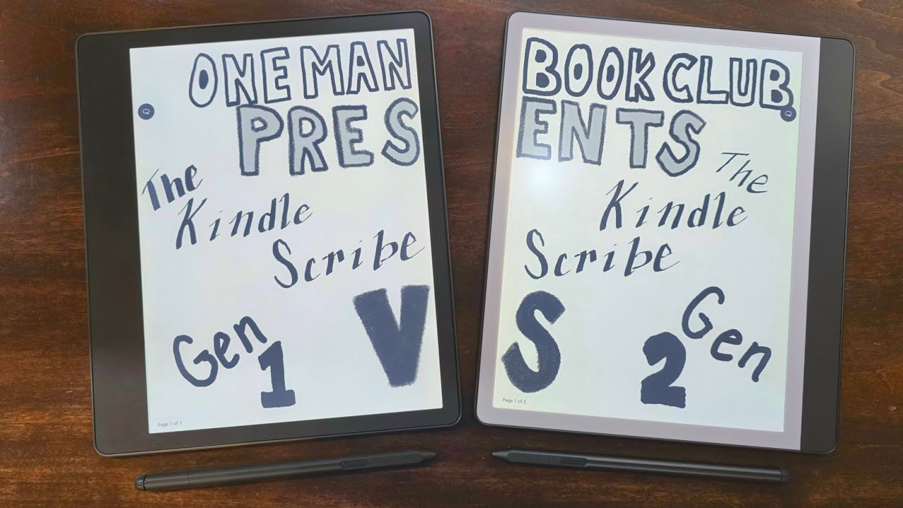 Kindle Scribe VS Kindle Scribe! An unboxing of the New Amazon Kindle ...