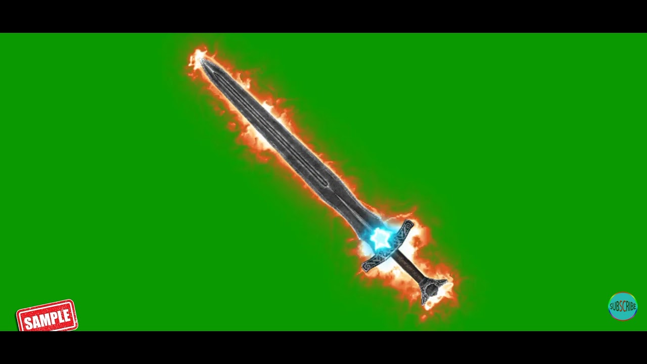 green screen sword - YouTube
