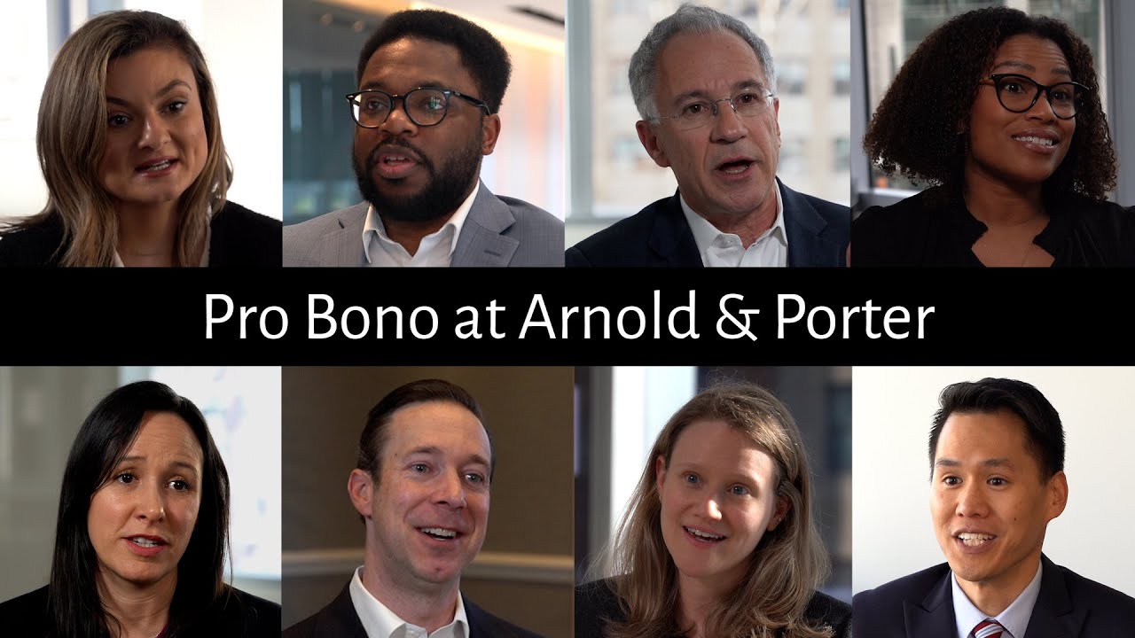 Pro Bono at Arnold & Porter - YouTube