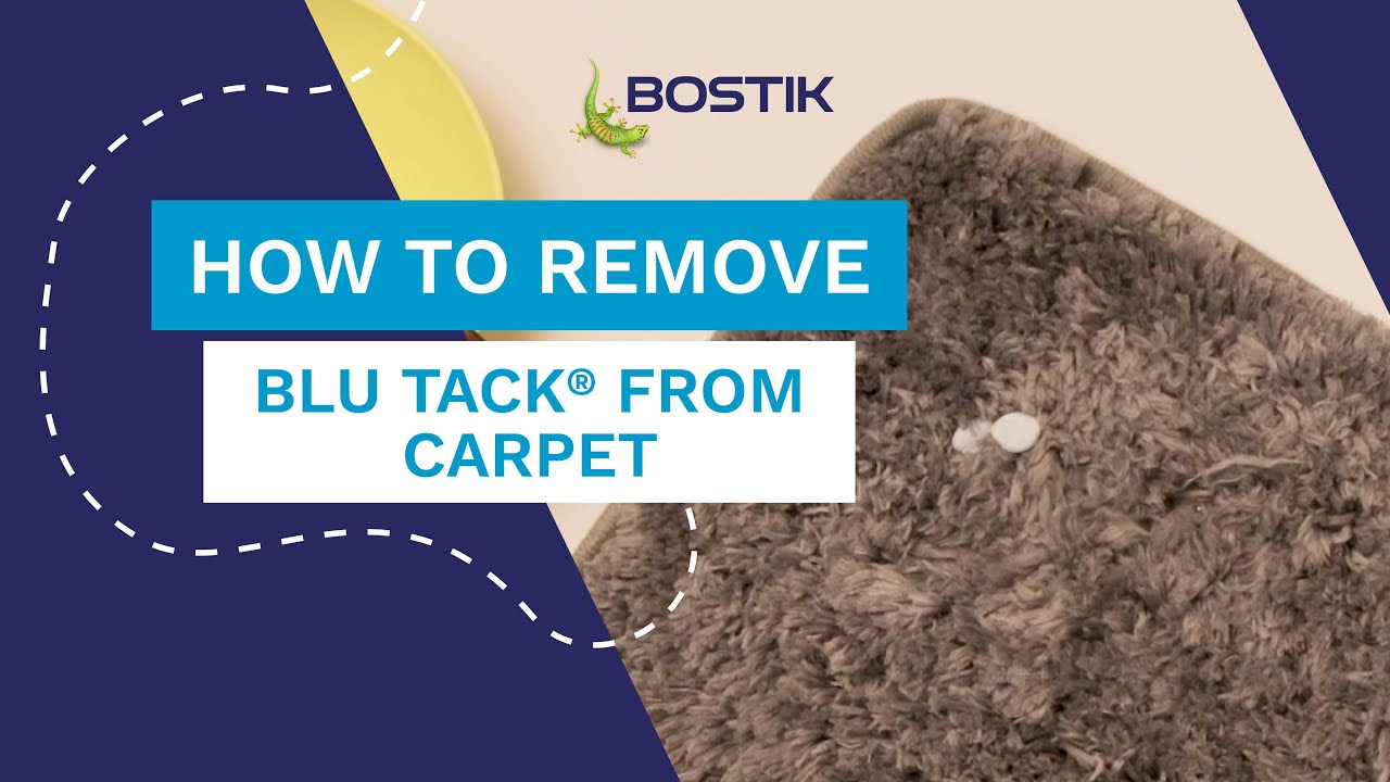 How to clean Blu Tack from your carpet | Create | Bostik Ireland - YouTube