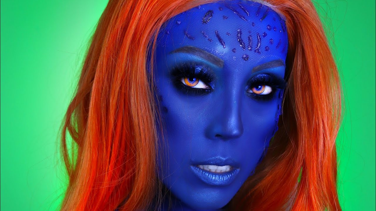 Mystique (X-Men) Makeup Transformation - Cosplay Tutorial - Maquiagem ...