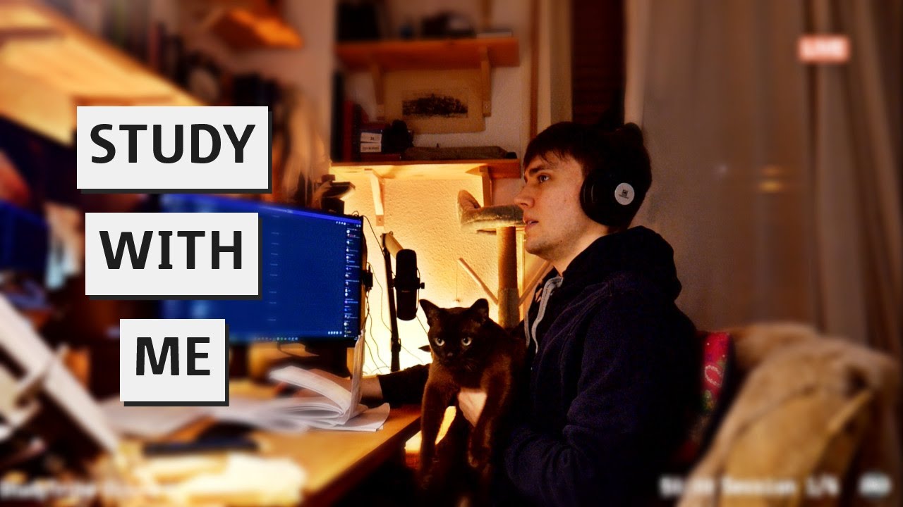 Cozy Study Stream 📚 Study With Me Live [Rain Sounds] | 50-10 Pomodoro ...