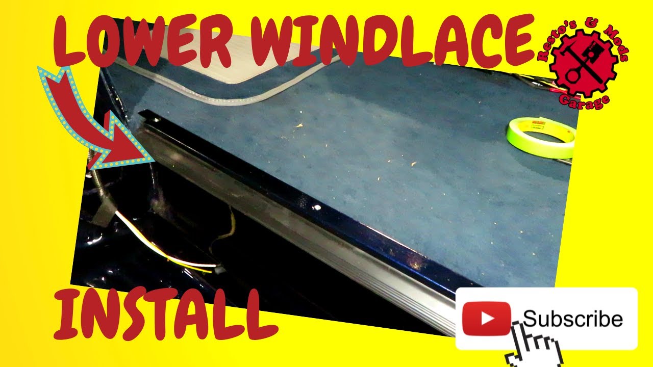 HOW TO INSTALL LOWER WINDLACE [67] - YouTube