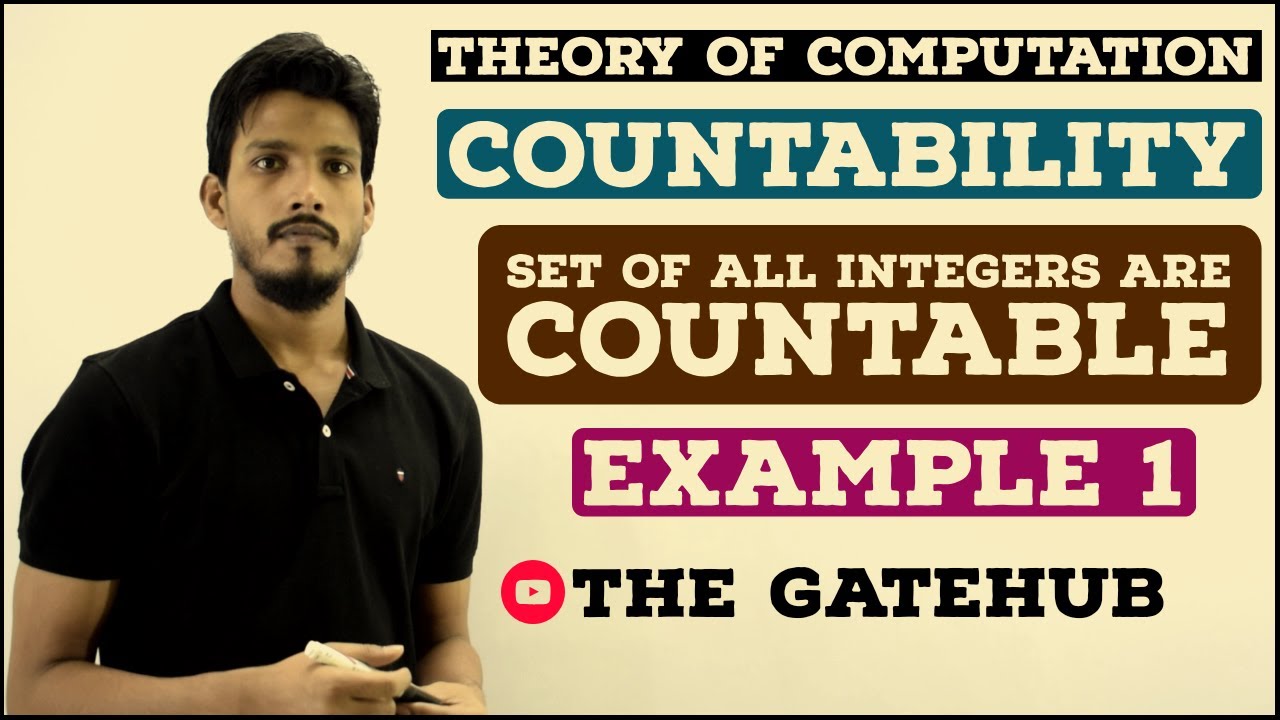 Countability Example 1 (Set of integers are Countable) | TOC | Automata ...
