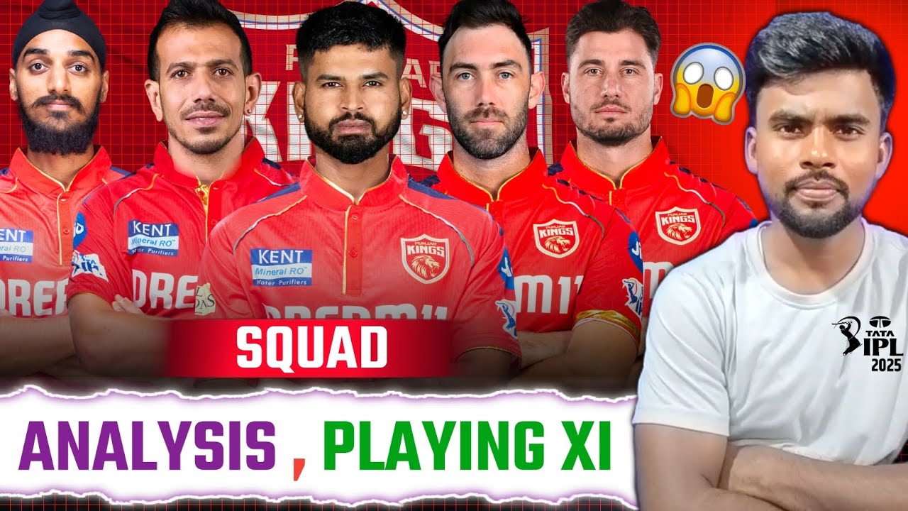 IPL 2025: Punjab Kings Squad Analysis 2025 | PBKS Squad Review 2025 | PBKS Playing 11 For IPL ...