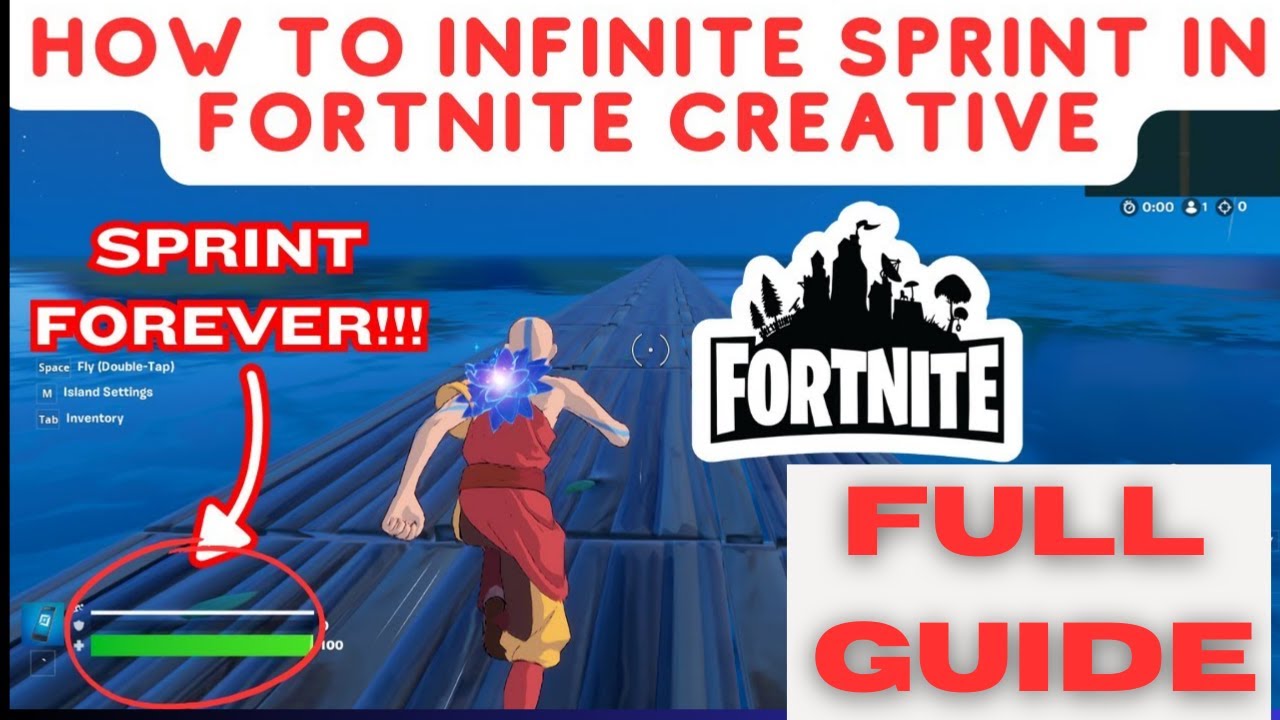 How to Get Infinite Sprint in Fortnite Creative | Updated Guide for ...