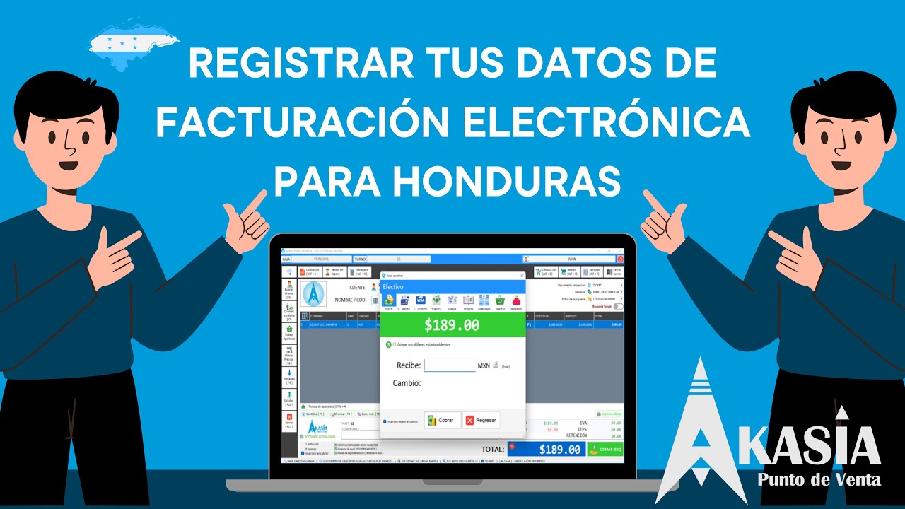 Cómo Registrar Datos de Facturación Electrónica para Honduras en Akasia ...