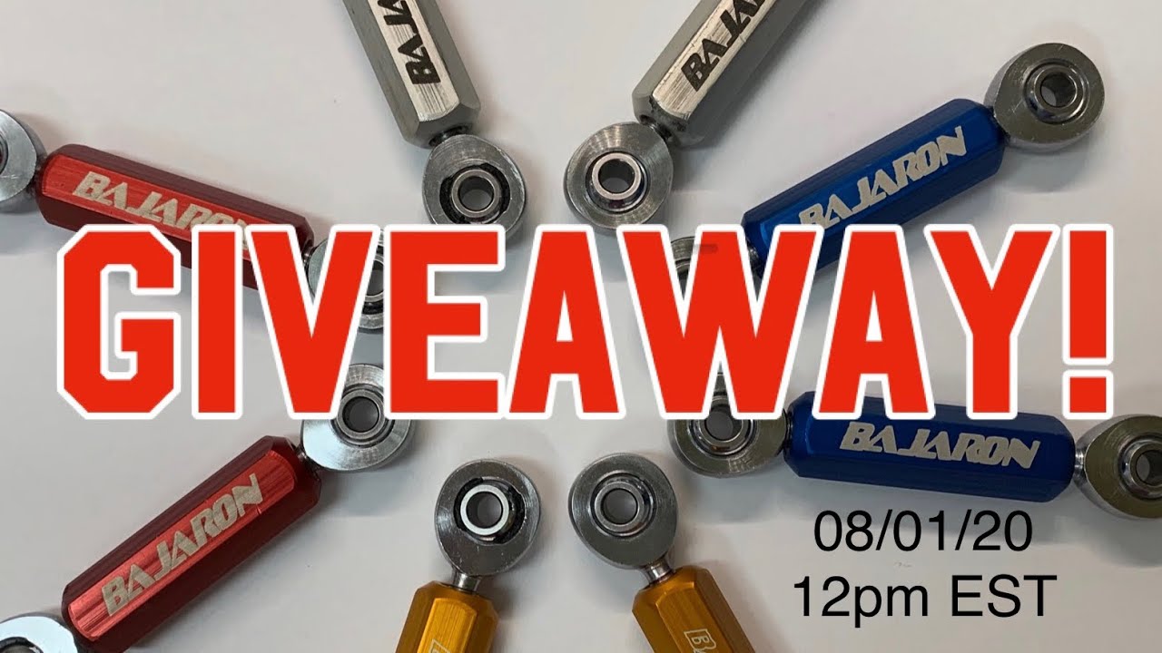 Can Am Ryker (Baja Ron) Links Giveaway!!!! - YouTube