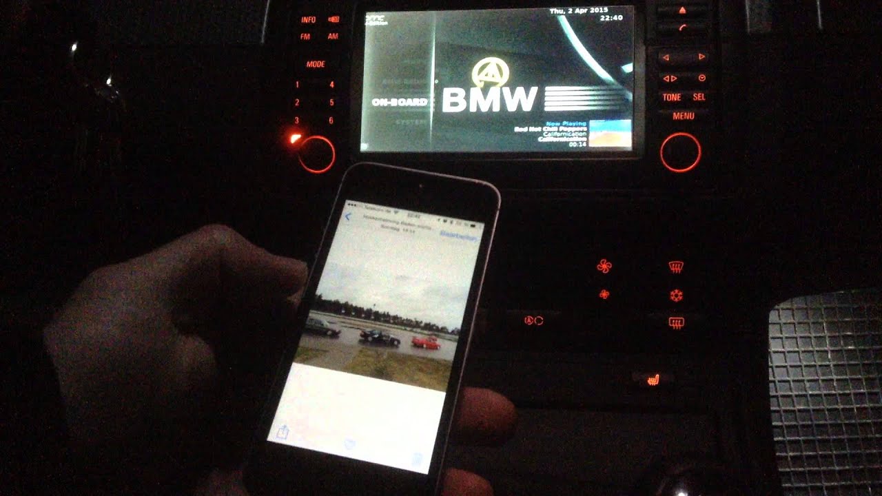 BMW E46 Airplay - Navi Professional "Preview" - YouTube