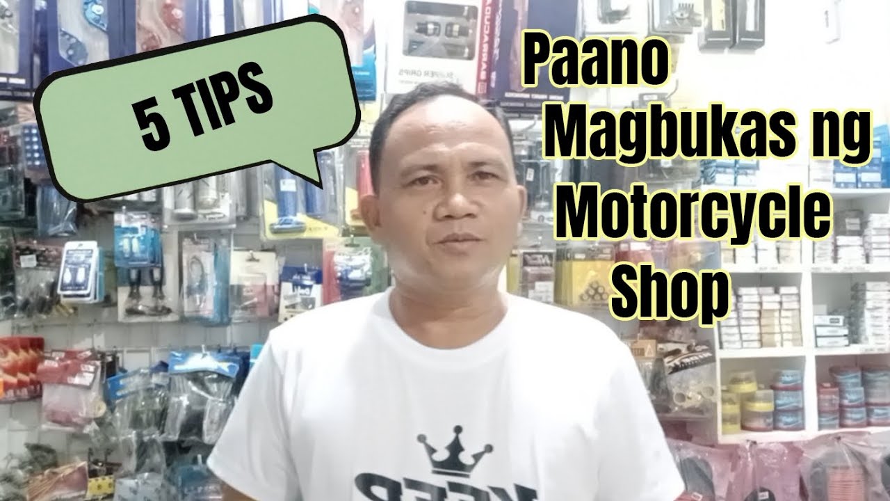 5 Tips how to open a business motorcycle motor shop - YouTube