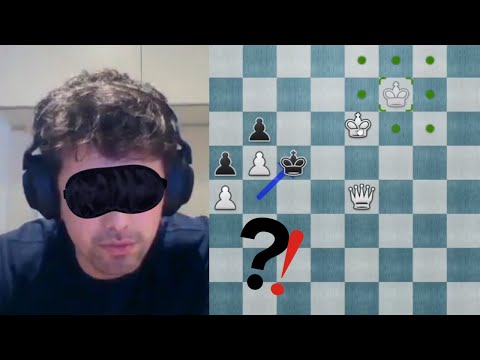 Sabo Gözleri Kapalı Satranç Oynarken Pat Hamlesini Son Anda Fark Ediyor ve Kahkaha Atıyor